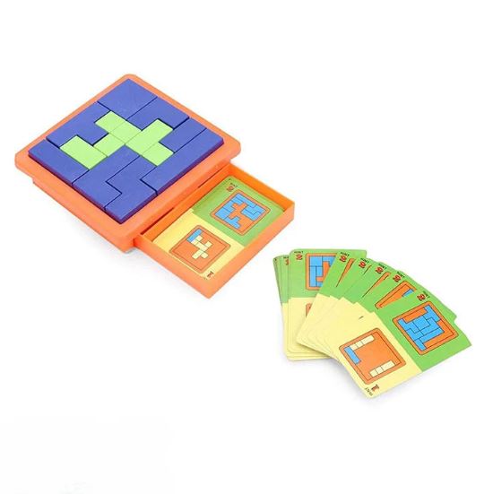 Creative Pattern Puzzle Game Blocks, 60 Pattern Challenge For Kids ...