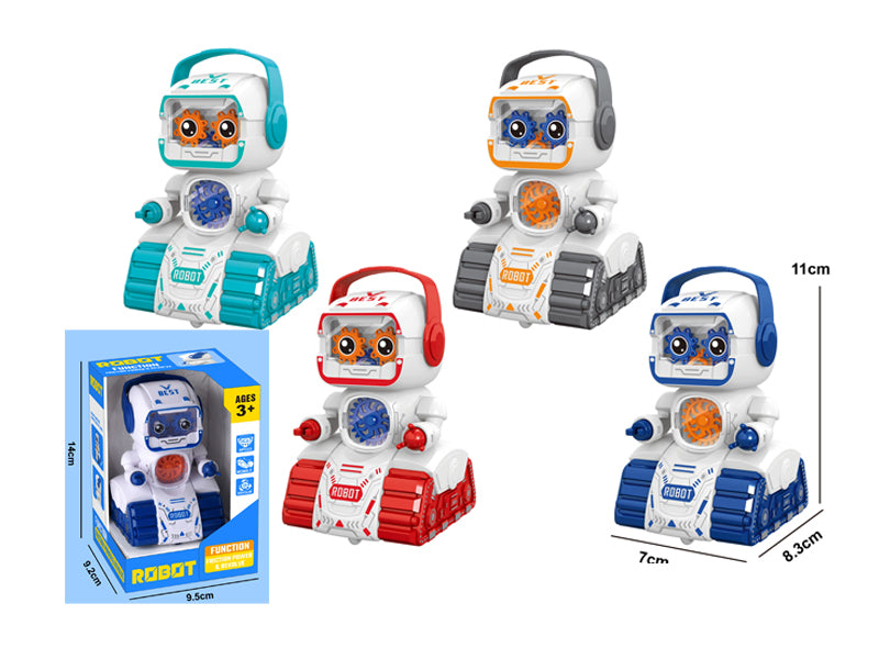 New Design Friction Gear Robot Toy, Mini Robot Toy – Gifto.pk