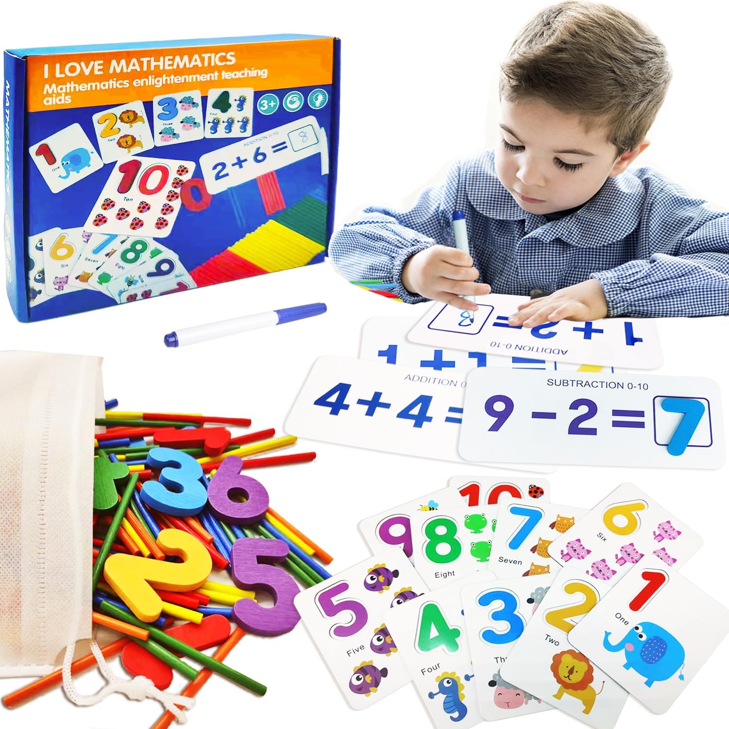 Mathematics Learning Game for Kids, Preschool Counting Maths Learning ...