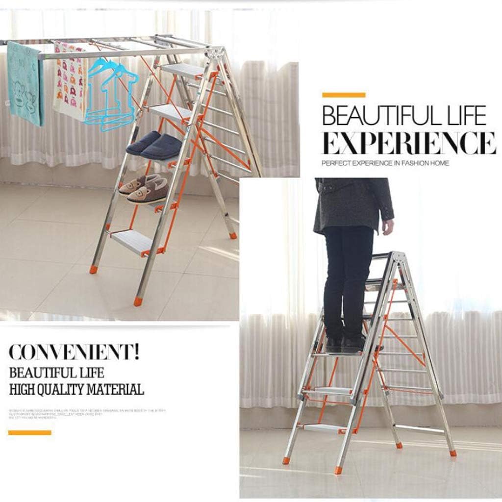 Multi-Usage Aluminium Clothes Drying Rack With Ladder – Gifto.pk