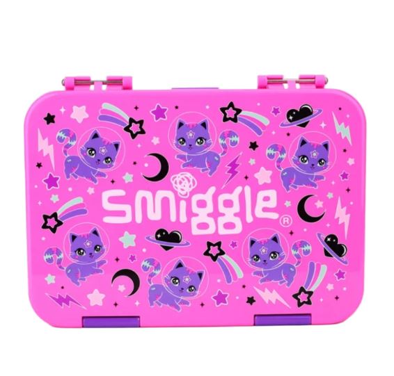 Smiggle - 4 Compartment Bento Lunch Box Cat Design – Gifto.pk