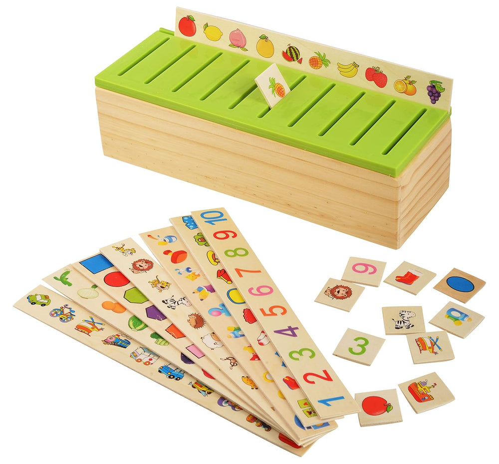 Wooden Knowledge Classification Box – Gifto.pk