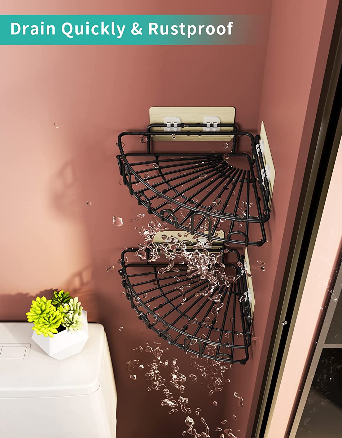 Bathroom Corner Shelf Wall Mounted – Gifto.pk